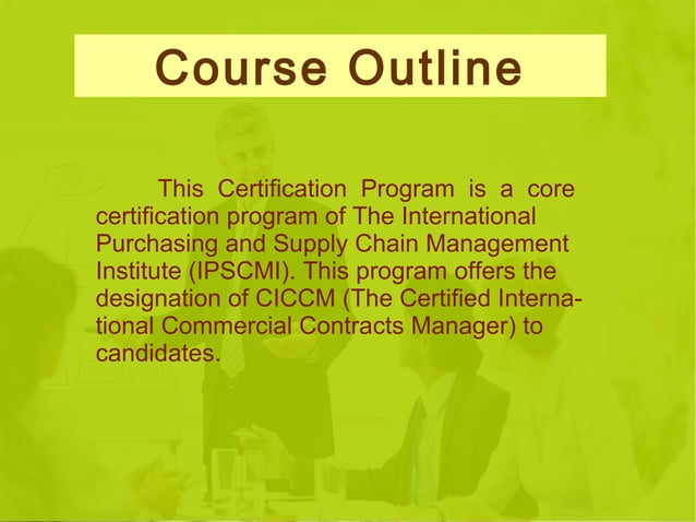 Become a certified contract manager | PPT
