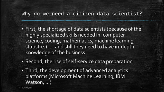 Become a citizen data scientist | PDF
