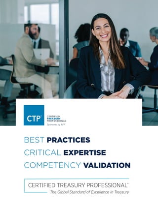 Become a Certified Treasury Professional | PDF