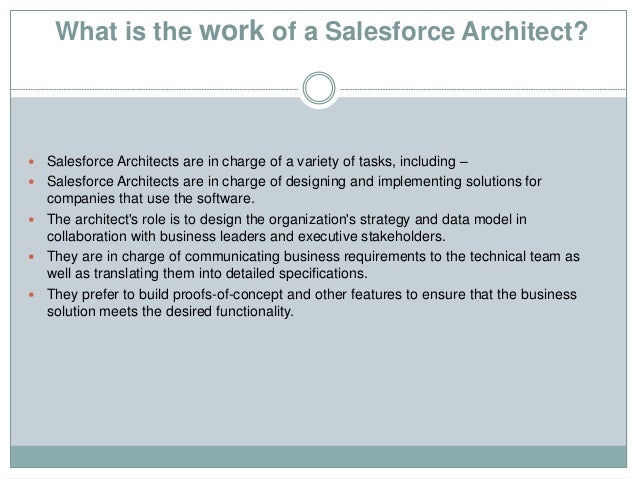 Become an expert in salesforce architect. | PPTX