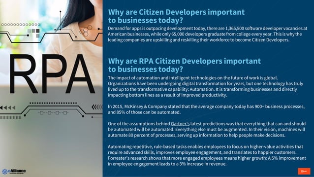 Become An Rpa Citizen Developer Ppt