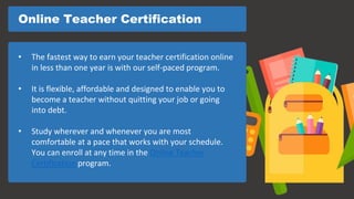 Become A Teacher | PPT