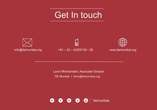 Why should you become a TiE member? | PPT Why should you become a TiE member? | PPT