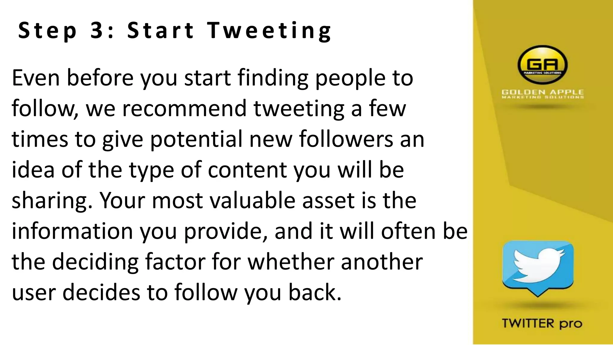 Become a twitter pro in one week start tweeting | PPTX | Social Networking | Internet