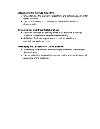 Clicks, Views, Fame: Navigating the Path to YouTube Stardom | PDF