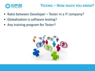 Become Software Tester or Developer | PPT