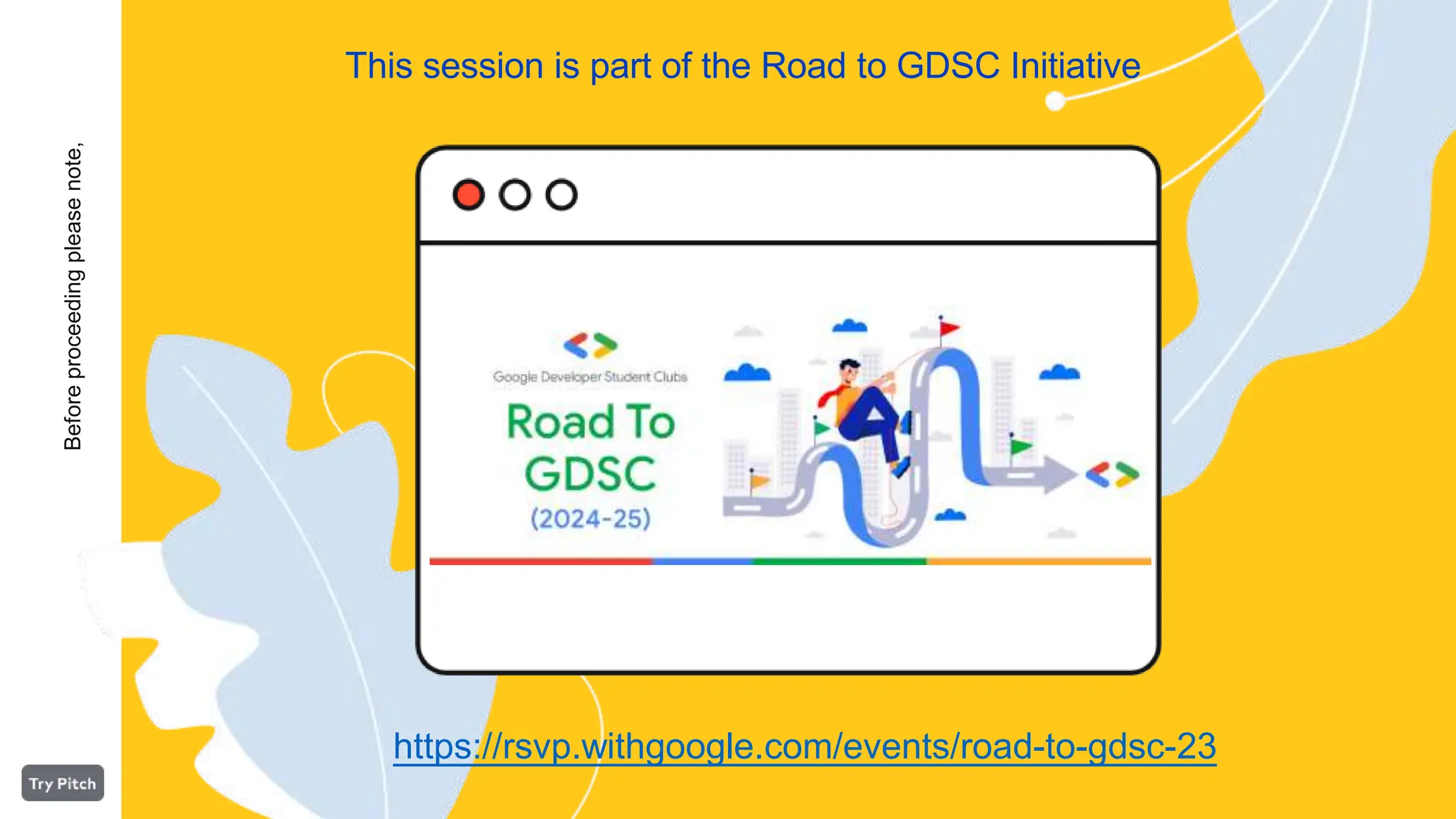 Become the next LEAD | GDSC IITK | Info & Guidelines | PPT