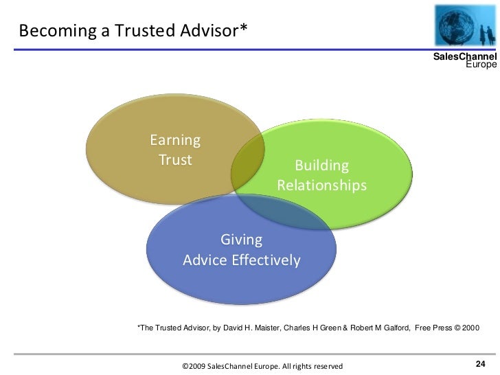 Becoming A Trusted Advisor - II