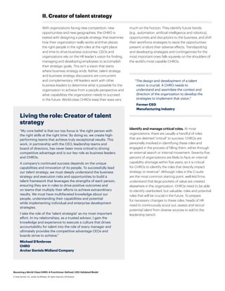 Becoming a World Class CHRO - Validated Model | PDF | Human Resources ...