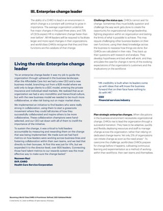 Becoming a World Class CHRO - Validated Model | PDF | Human Resources ...