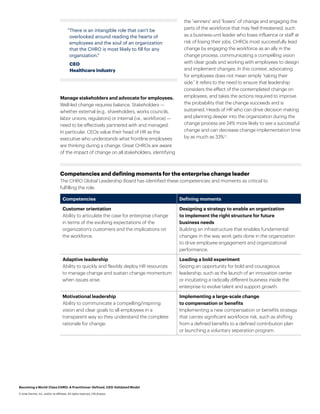 Becoming a World Class CHRO - Validated Model | PDF | Human Resources ...