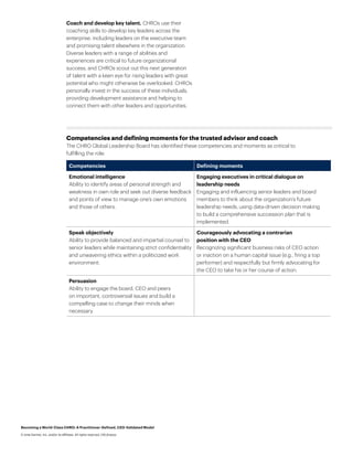 Becoming a World Class CHRO - Validated Model | PDF | Human Resources ...