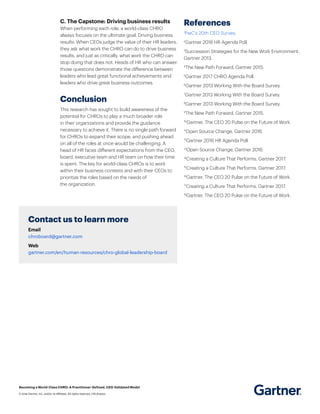 Becoming a World Class CHRO - Validated Model | PDF | Human Resources ...