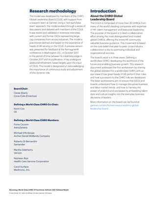 Becoming a World Class CHRO - Validated Model | PDF | Human Resources ...