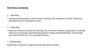 Becoming a better listener | PPTX