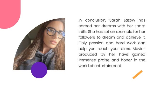 Becoming a Film producer - Story of Sarah Lazow.pptx