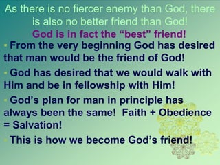 Becoming a friend of God! | PPTX