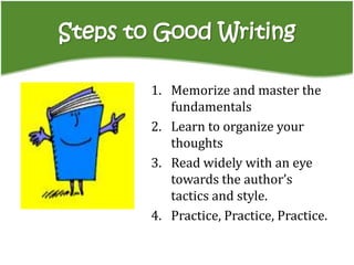 Becoming a Good Writer | PPT