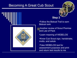 Becoming a great cub scout1 | PPT
