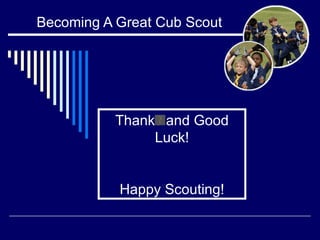 Becoming a great cub scout1 | PPT