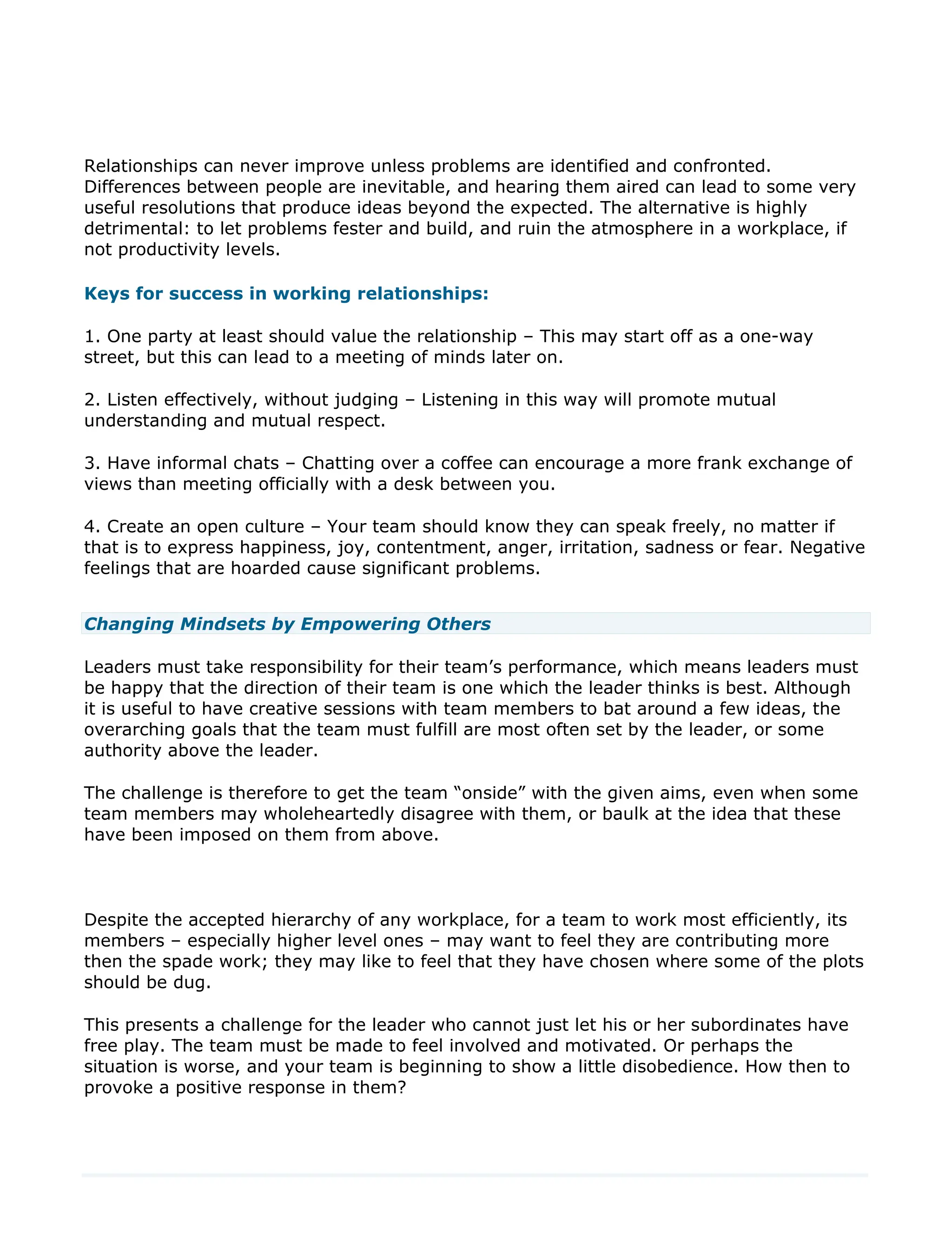 Mastering Leadership in Business Success | PDF