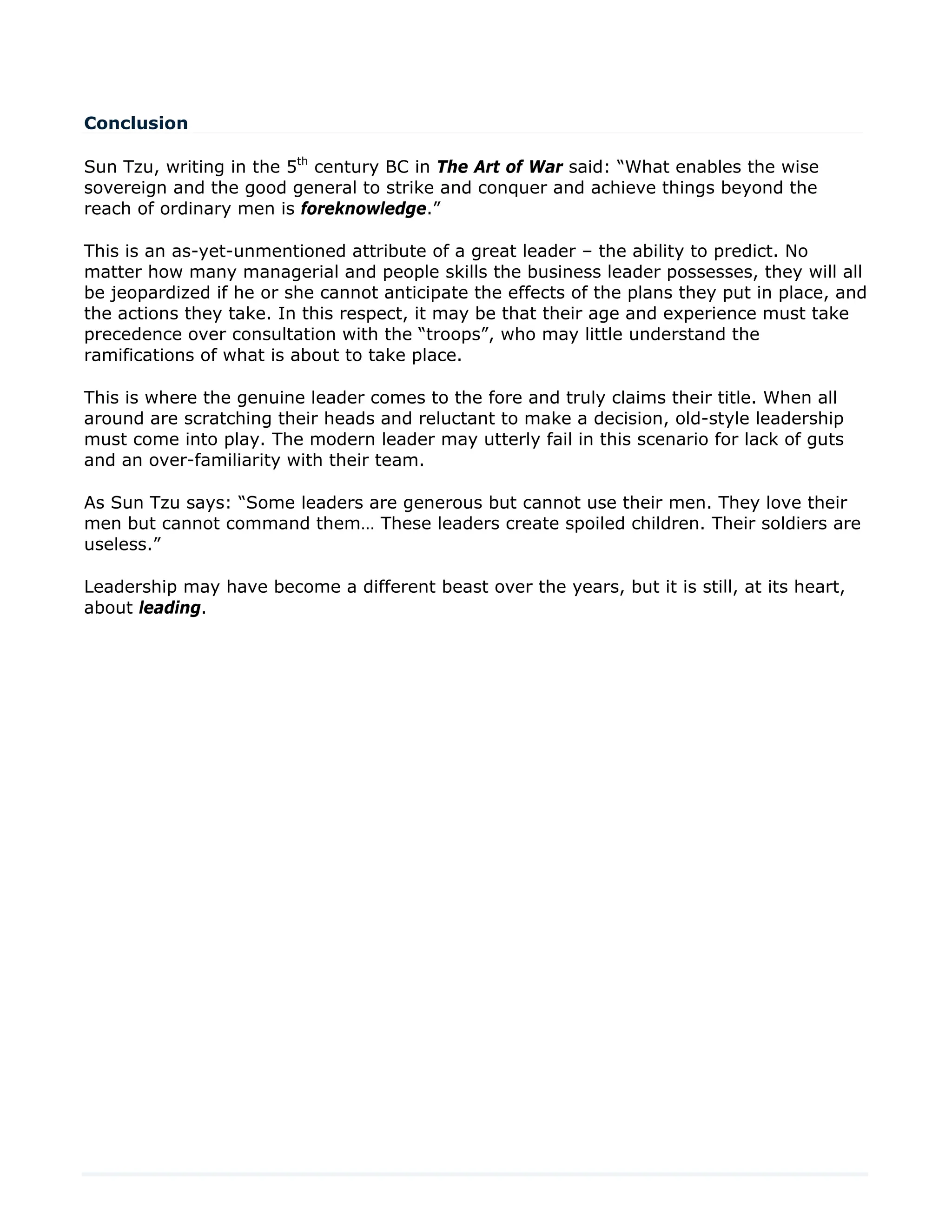 Mastering Leadership in Business Success | PDF