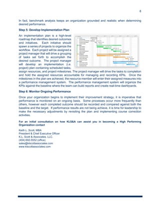 Whitepaper: Becoming a High Performing Organization | PDF