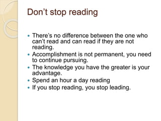 Becoming a leader | PPT