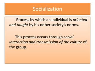 Becoming a member of society | PPTX