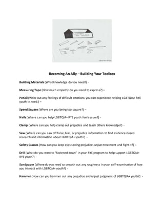 Becoming An Ally Toolbox | DOCX