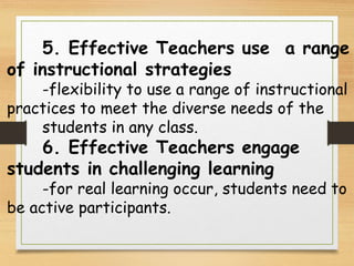 Becoming an effective teacher of reading | PPTX