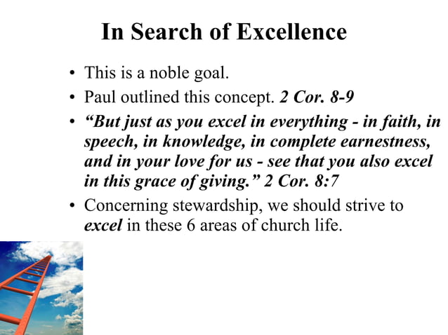 Becoming An Excellent Church | PPT | Christianity | Religion & Spirituality