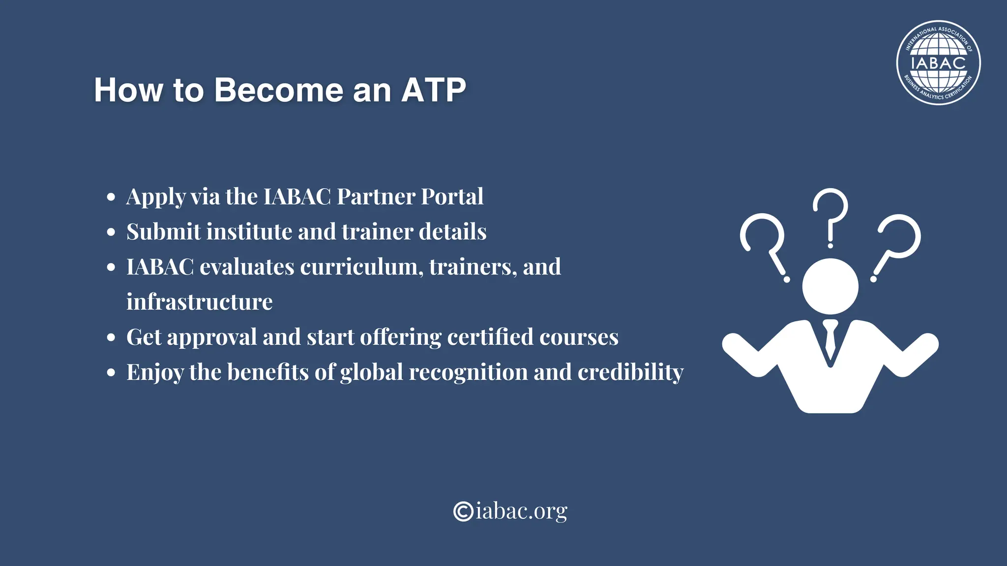 Becoming an IABAC Authorized Training Provider | IABAC | PDF