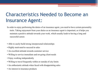 Becoming an insurance agent | PDF