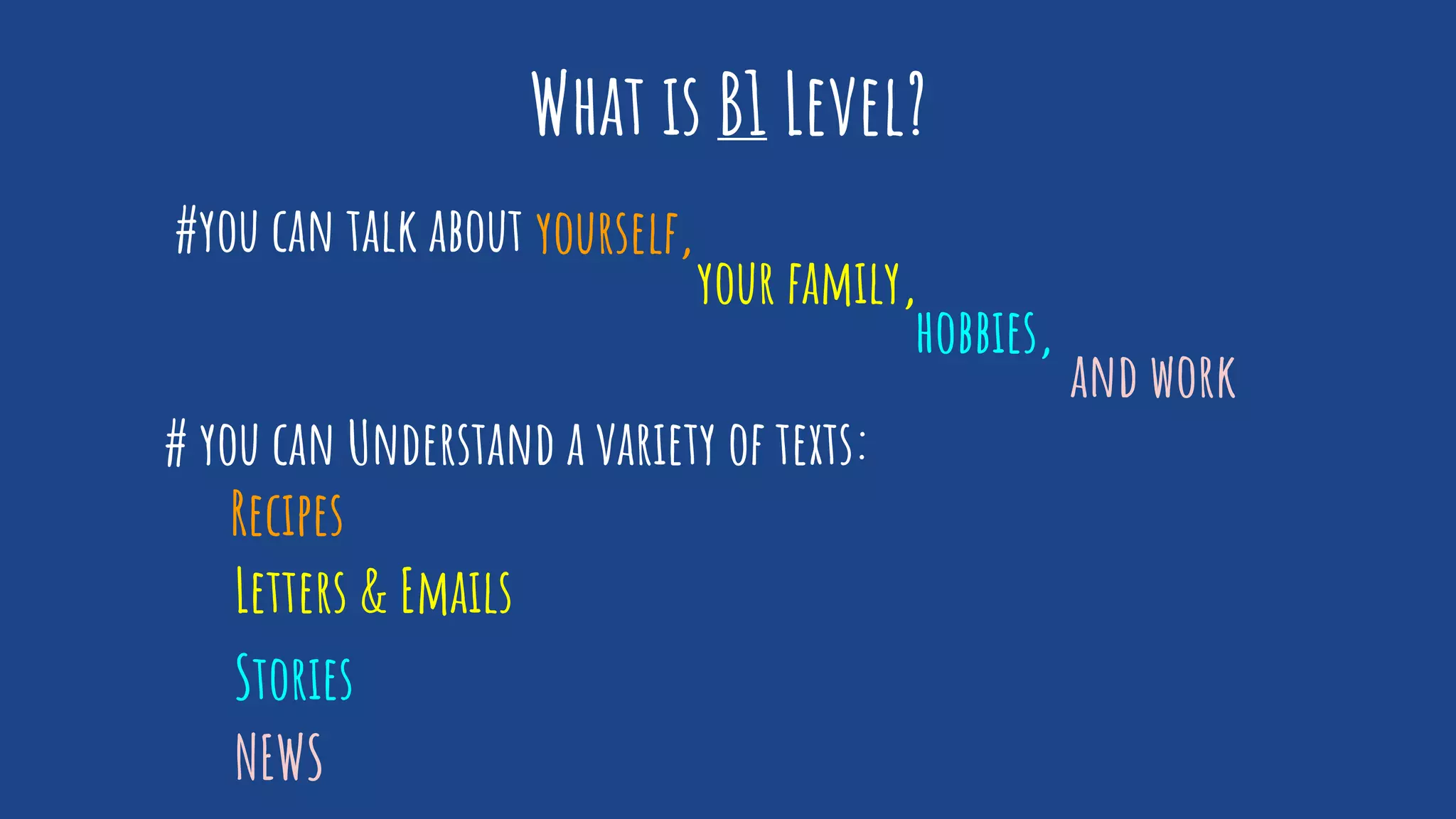 Become a proactive language learner: from B1 to B2 level | PPT