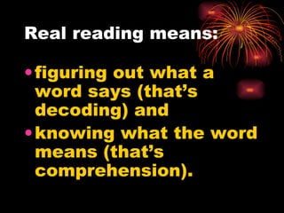 Becoming a reader | PPT