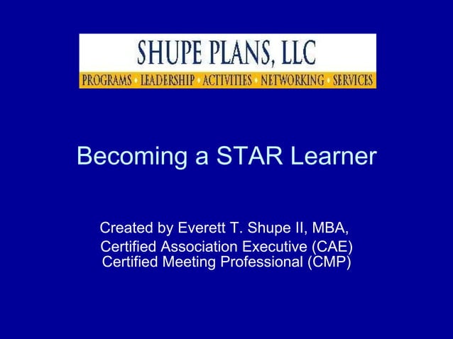 Becoming A Star Learner | PPT