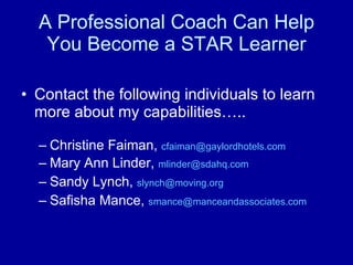Becoming A Star Learner | PPT