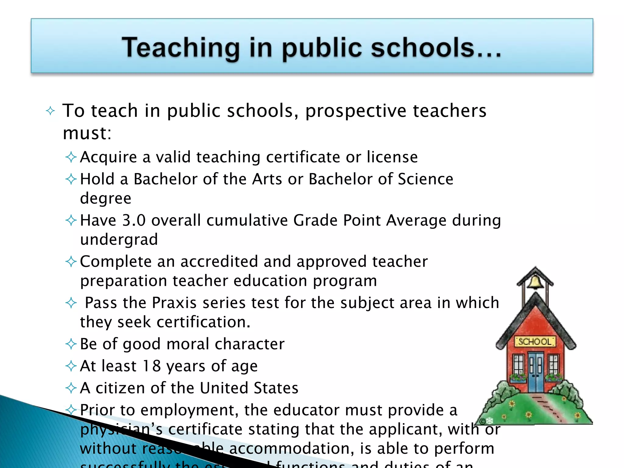 Becoming a teacher | PPT