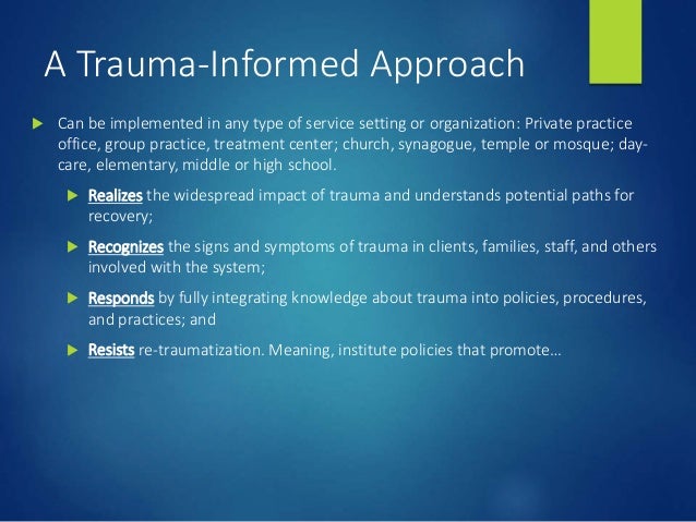Becoming a Trauma Informed Addictions Counselor using a Source-Focuse…
