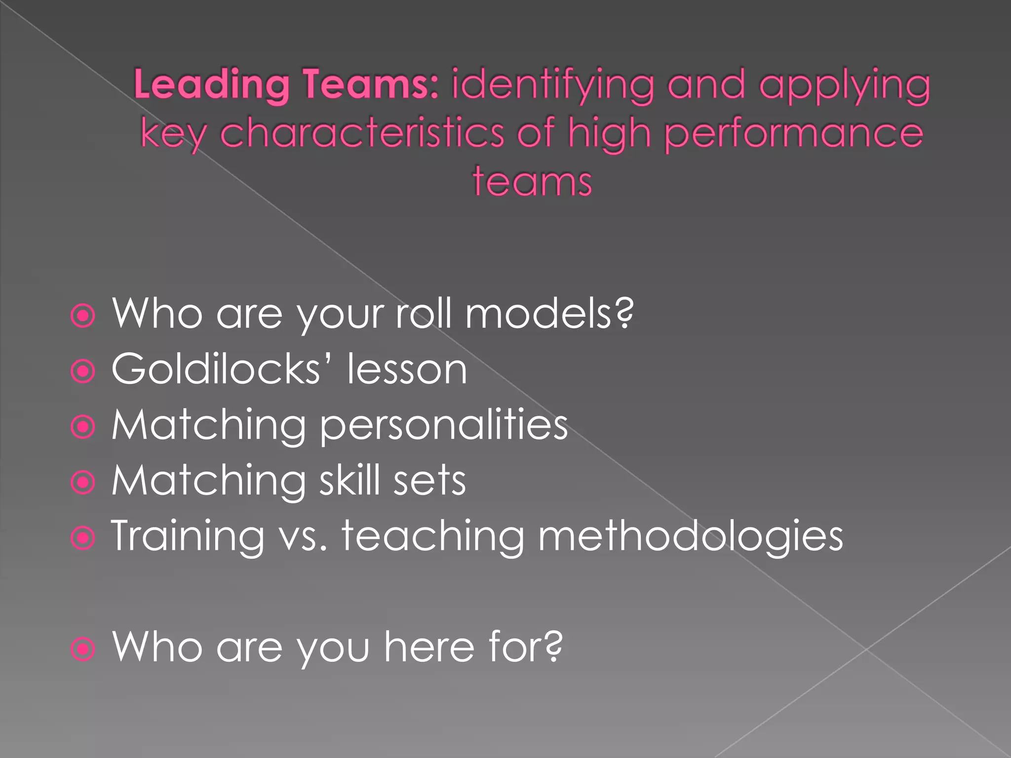 Becoming a worthy leader | PPT