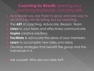 Becoming a worthy leader | PPT