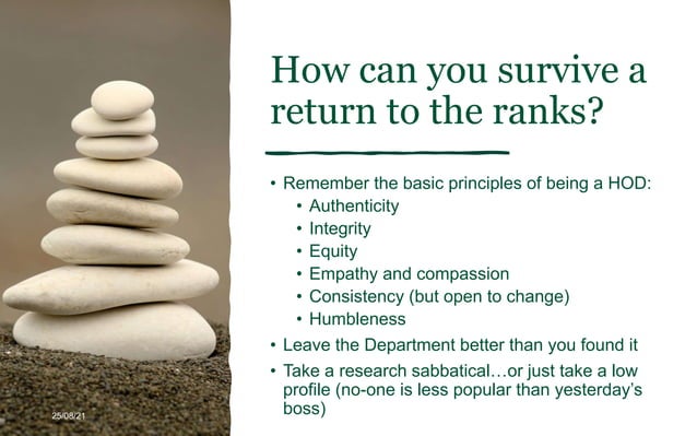 Becoming, being and surviving being a Head of Department | PPTX ...