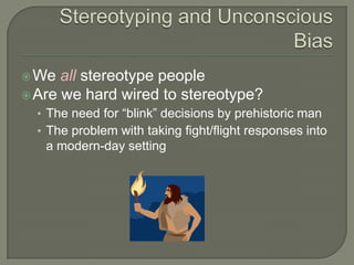 Cultural Differences and Unconscious Bias: An Introduction to Becoming ...