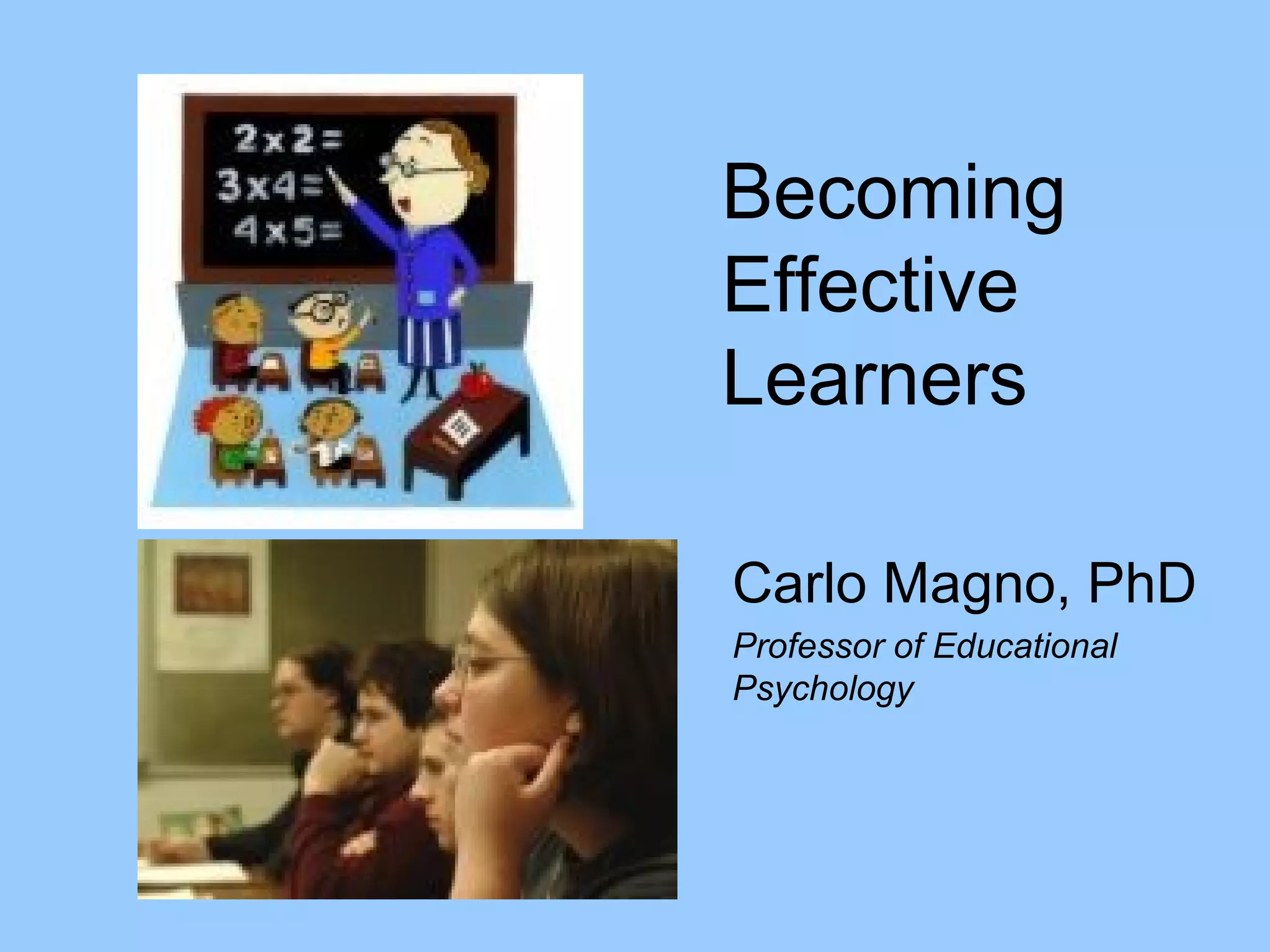 Becoming effective learners | PPT