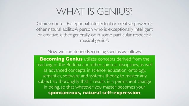Becoming Genius 2: Understanding | PDF