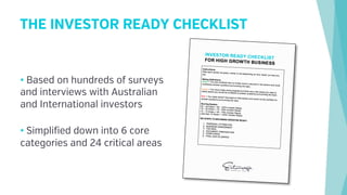 Becoming Investor Ready | PPT