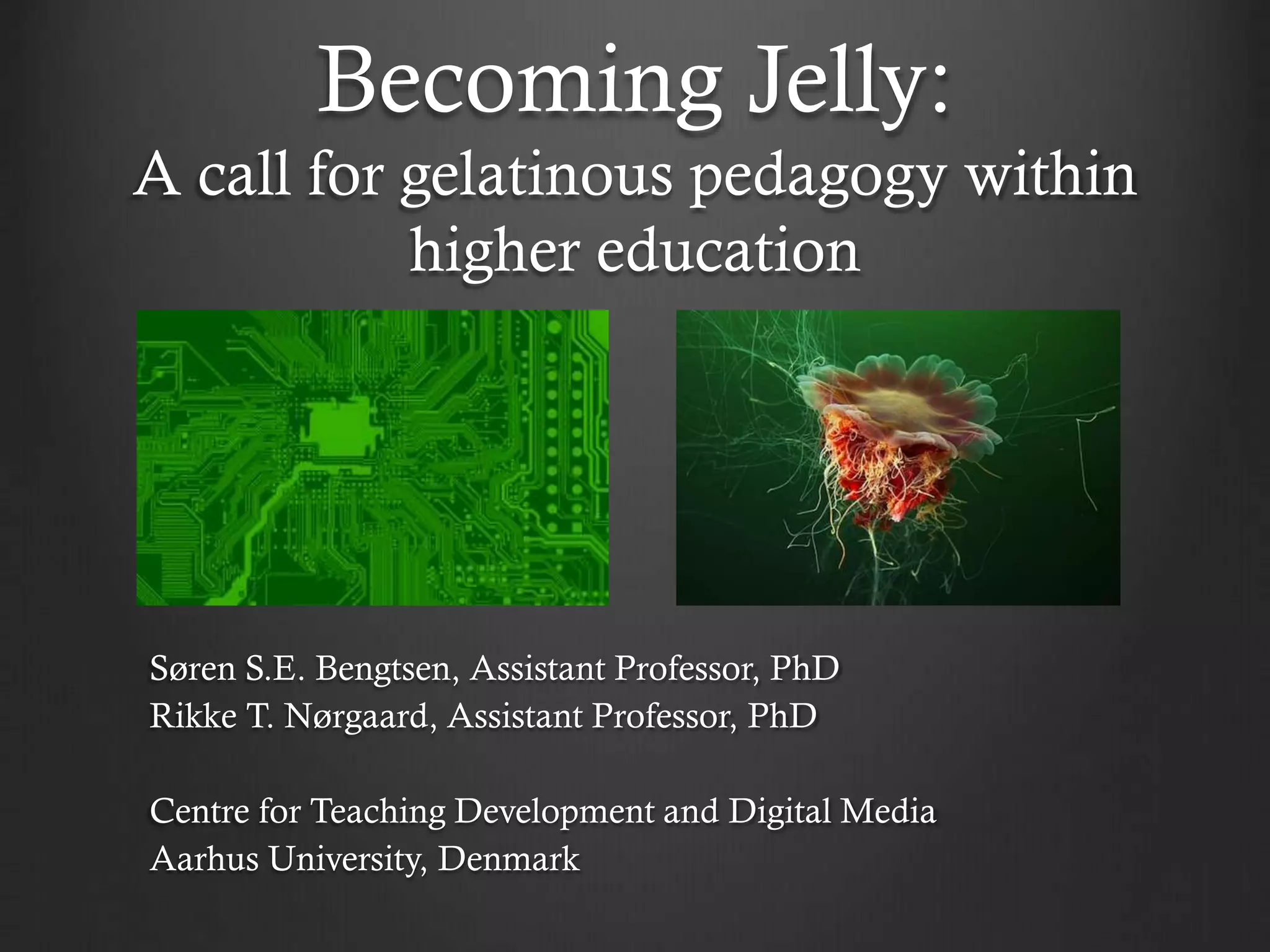 Becoming jelly presentation 2.0 | PPT