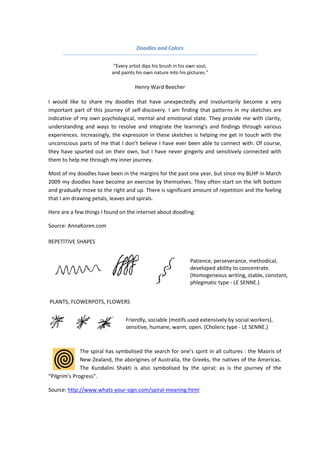 Becoming Whole Finding Meaning In Doodles And Curls | PDF