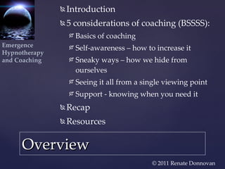 Becoming Your Own Coach! | PPT | Holistic Health | Alternative Medicine